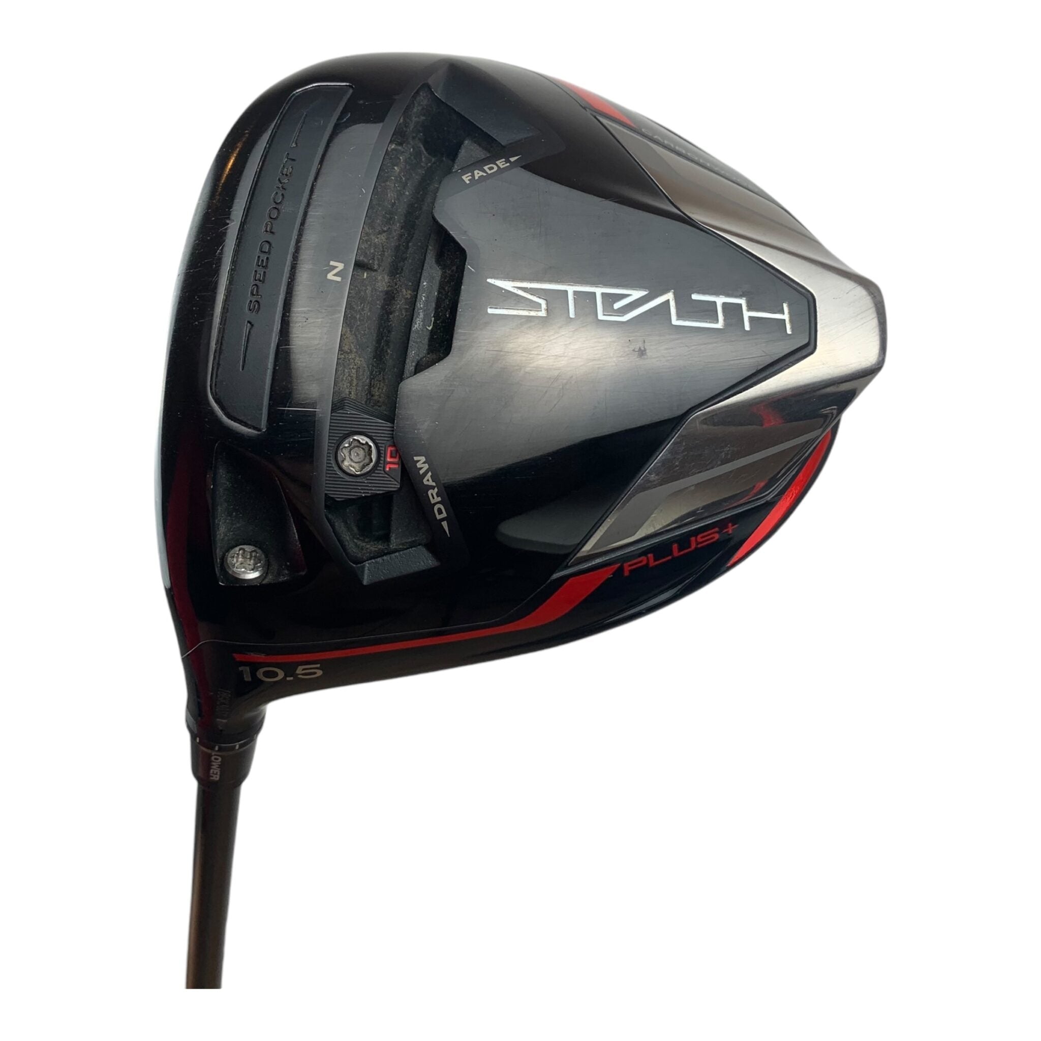 Left TaylorMade Stealth Plus Driver / Flex Regular / Loft 10.5 / Jumbo